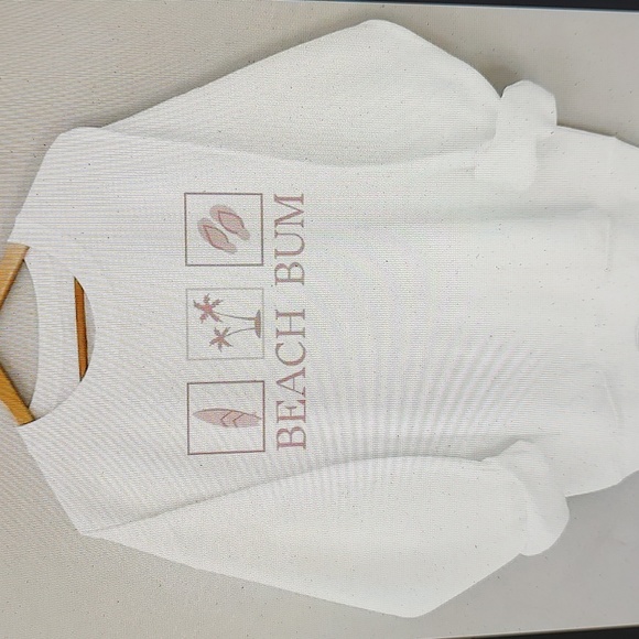 Tops | Nwtnip Beach Bum Sweatshirt | Poshmark